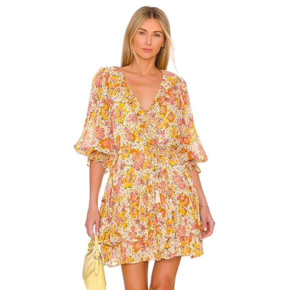 Cleobella | Dresses | Cleobella Audrey Mini Dress In Lucia Floral Print ...